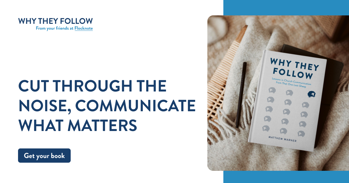 Why They Follow | A book for church leaders from Flocknote